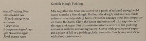 Plough Monday Pudding – Deja Food